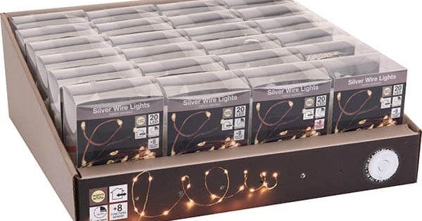 JK Home Décor - Silverwire 20LED WW BO IP44