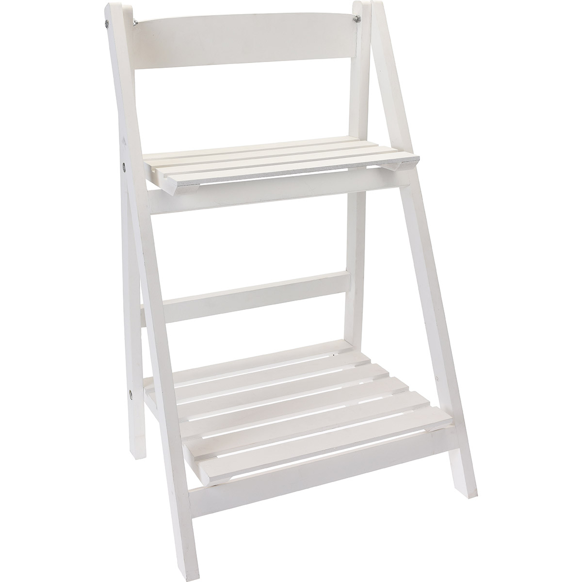 JK Home Décor - Display Rack Wood 2 Shelves
